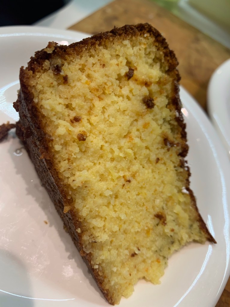 Easy Whole orange (rind and all) and mint cake - freespiritfood